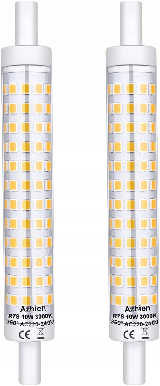 Azhien R7S LED 10W 118 mm 2 SZT. 1000 lm - porównaj ceny - Allegro.pl