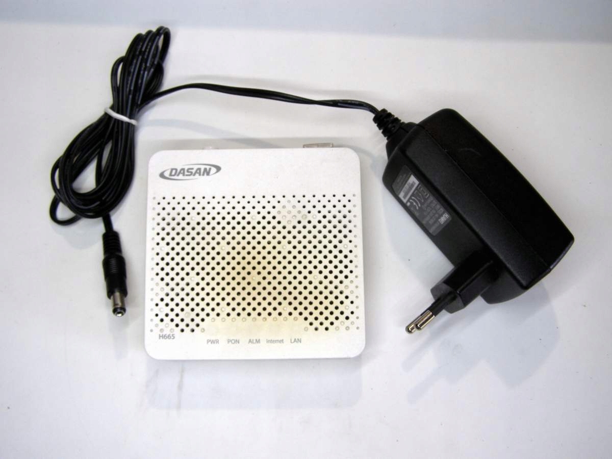 DASAN GPON ONT H665 z zasilaczem - Sklep, Opinie, Cena w Allegro.pl