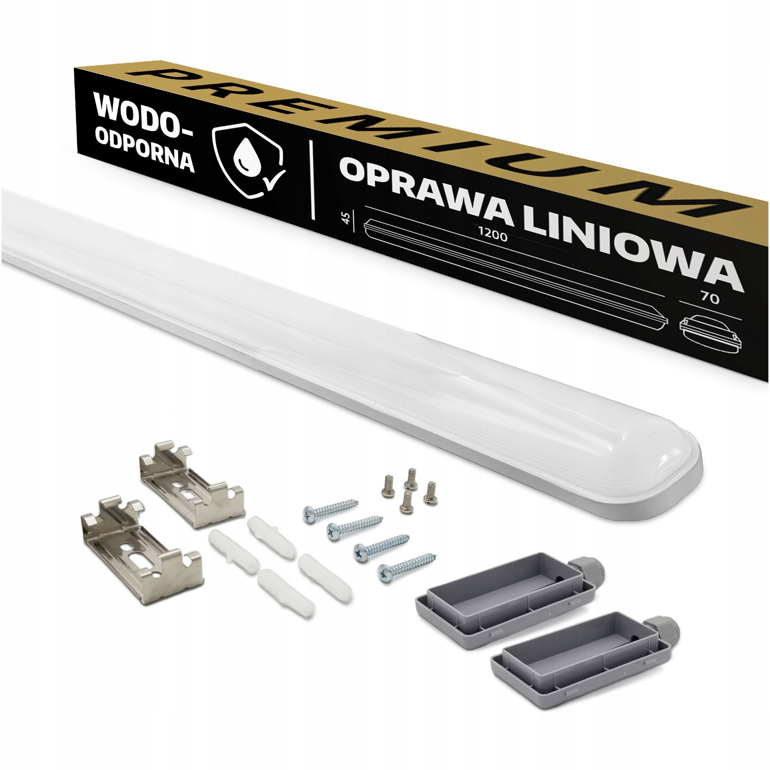 Lampa garażowa LED Oprawa Przemysłowa LINIOWA IP65 natynkowa ...