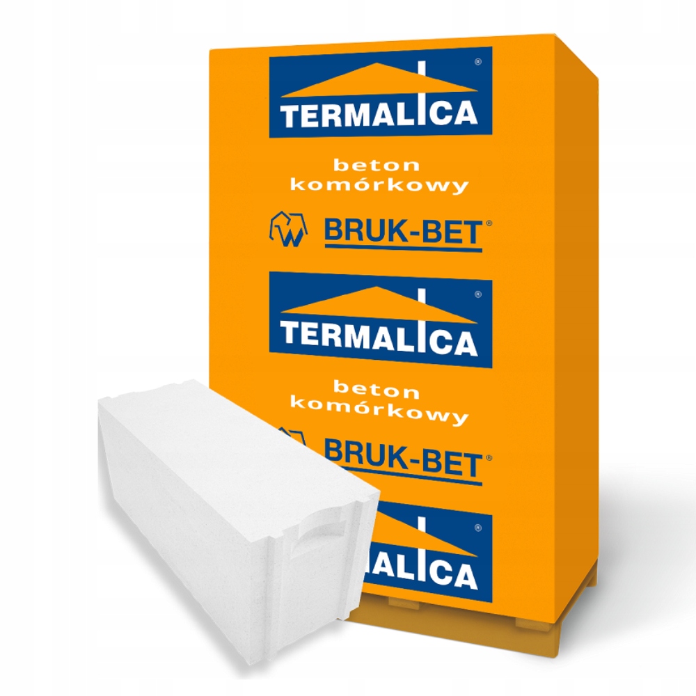 TERMALICA 24cm gazobeton ściana belit siporeks cegła mur konstrukcja ...