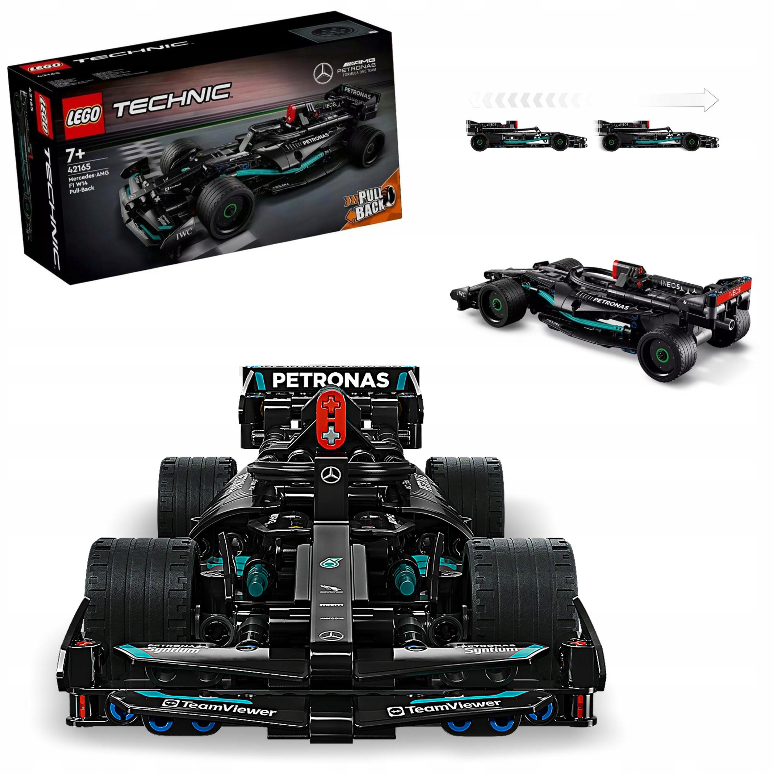 LEGO Technic 42165 Mercedes-AMG F1 W14 E Performance Pull-Back DZIEŃ ...