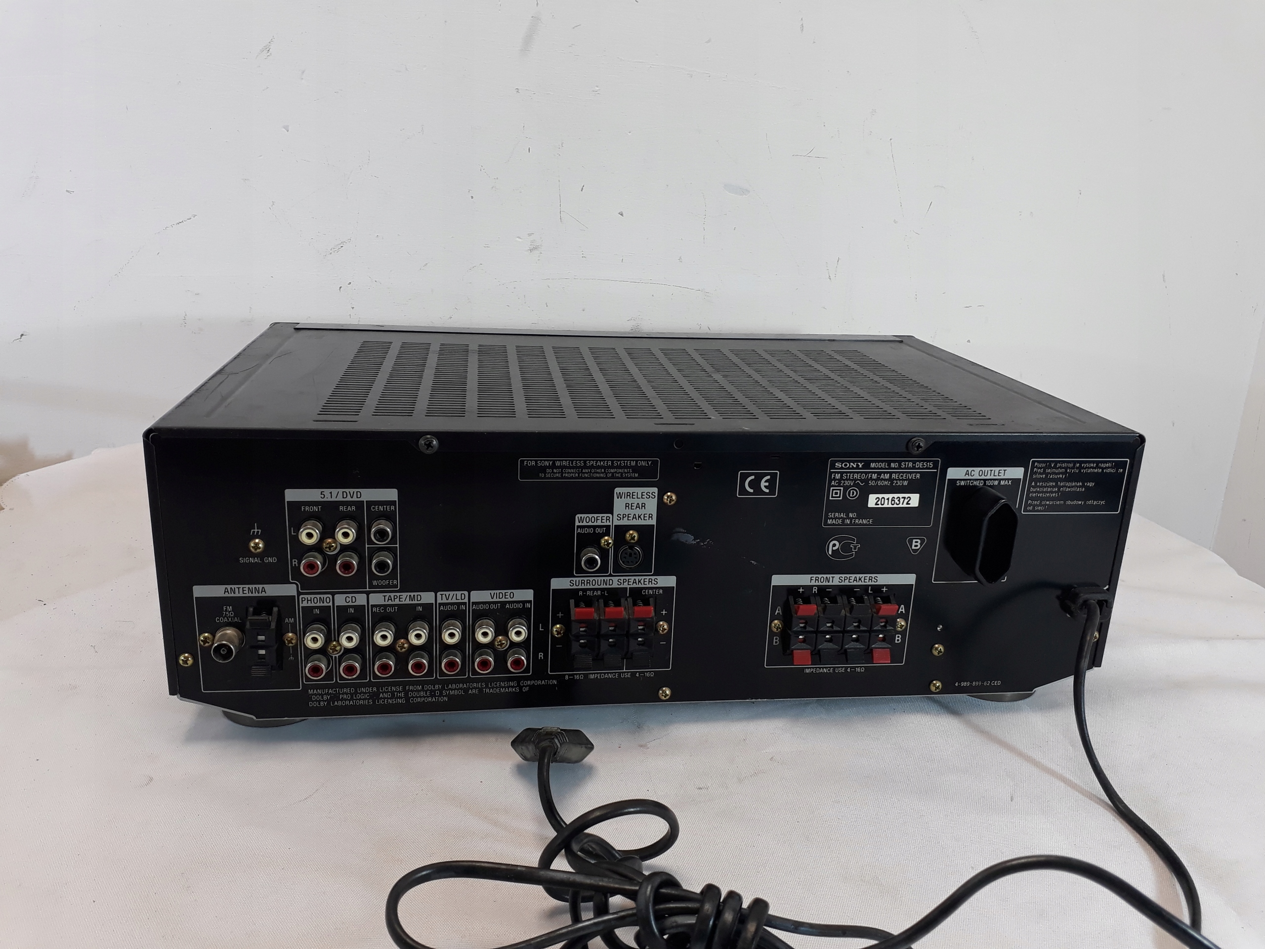 Amplituner SONY STR-D515 D3899 - Sklep, Opinie, Cena w Allegro