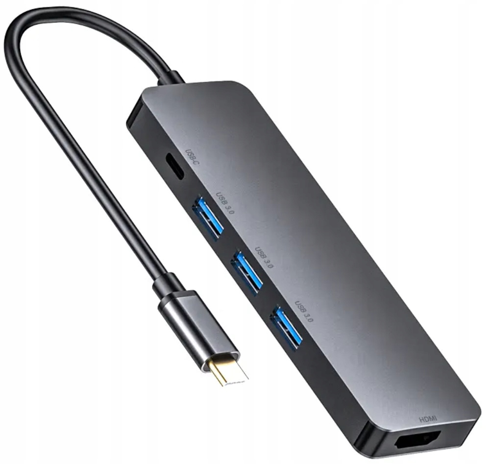 Hub USB Tradebit 6367 HUB USB-C HDMI 4K USB 3.0 PD 5 portów • Cena, Opinie - Allegro
