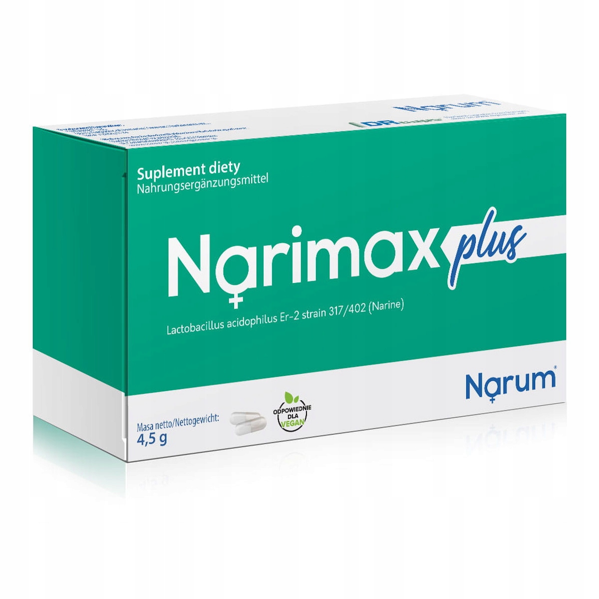 Narum PLUS Probiotyk 150mg 30kaps Narine Lactobacillus Perystaltyka ...