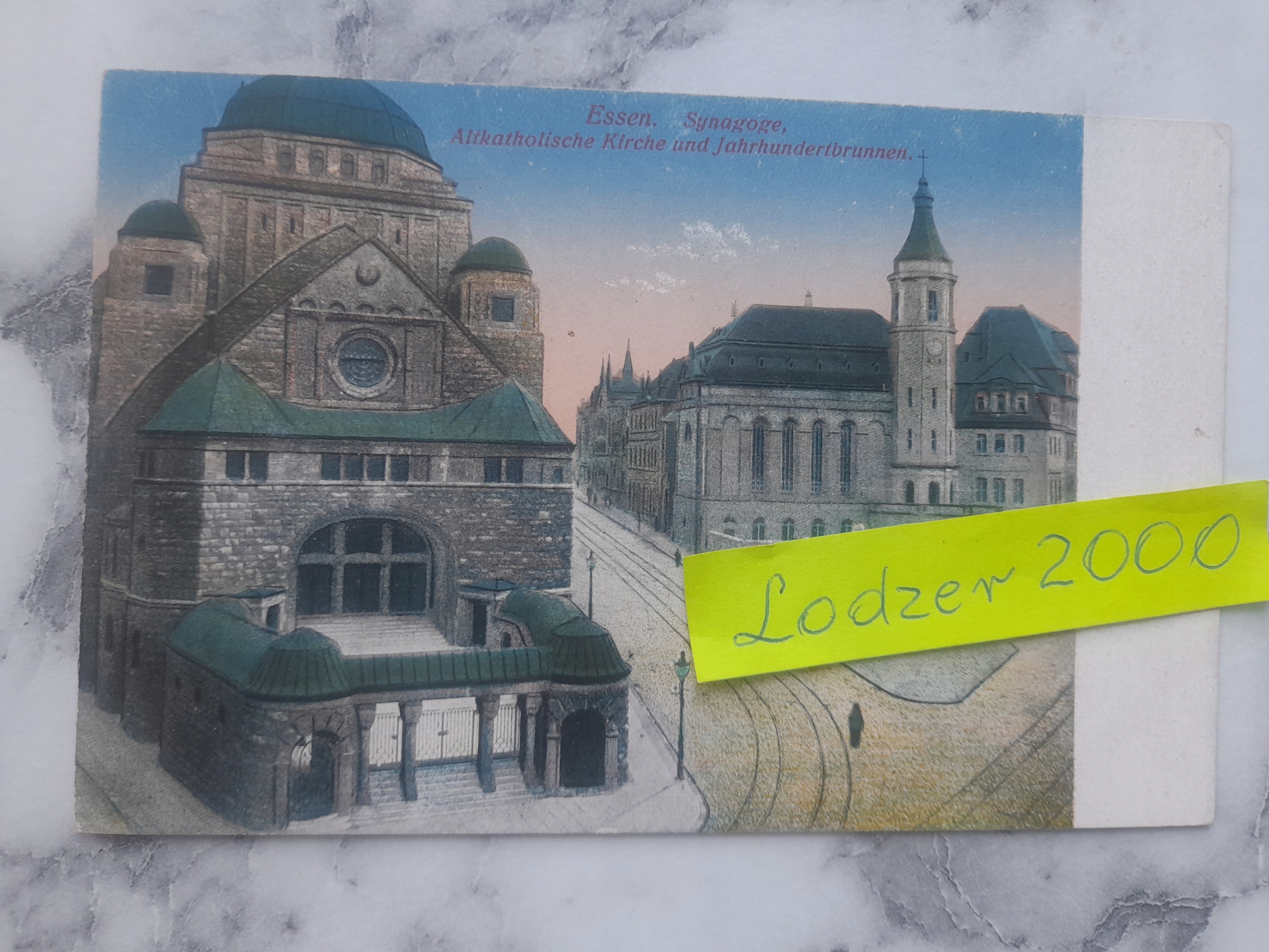 ESSEN KATOLIKUS TEMPLOM ZSINAGÓGA KB. 1905 JUDAICA za 4555.00HUF-ért ...