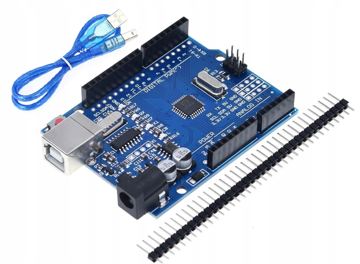 Mikropočítačový modul ATmega328P UNO CH340 pro výuku programování ARDUINO za 114.00CZK - Allegro
