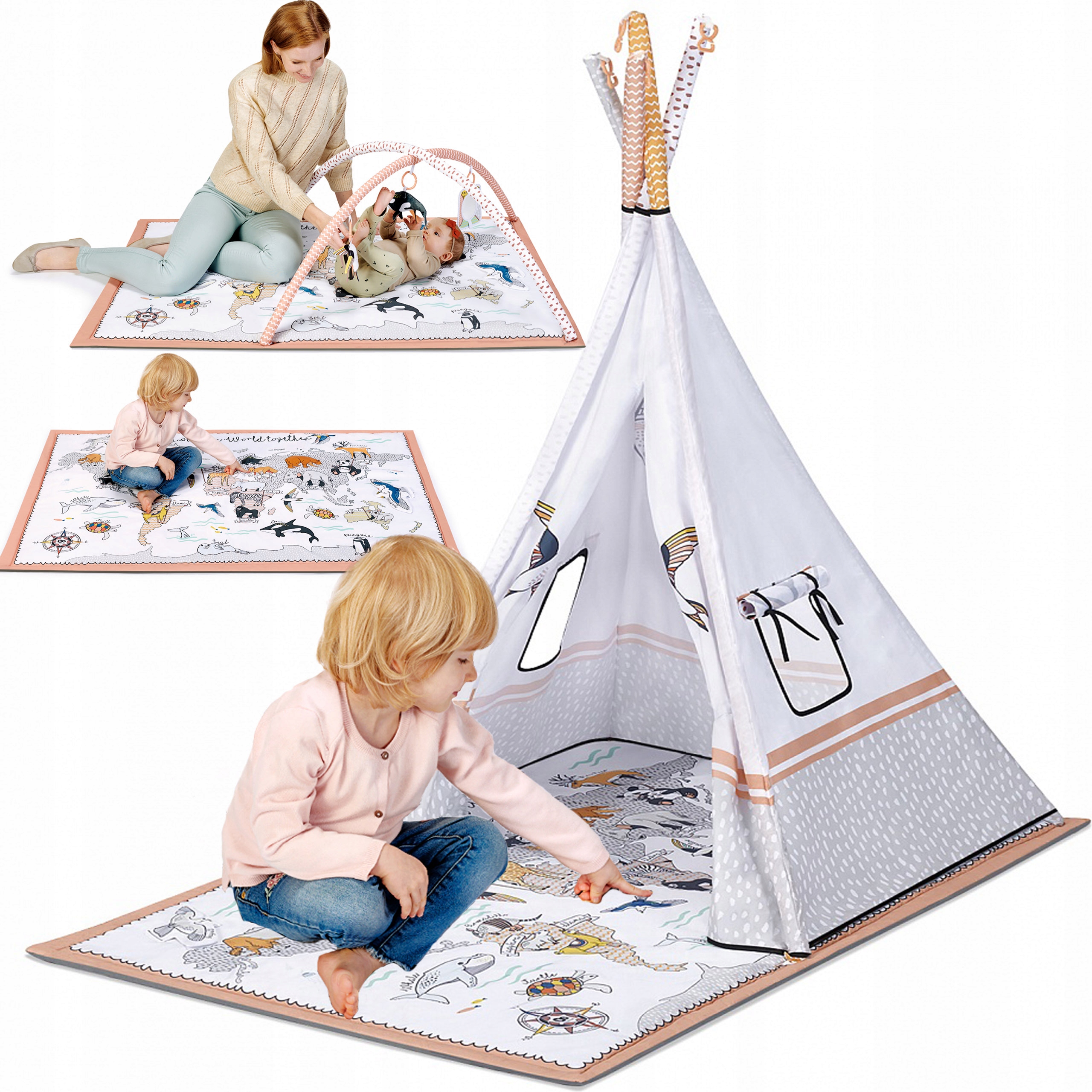 Mata Edukacyjna Tippy Interaktywna Kinderkraft 2w1 - porównaj ceny ...