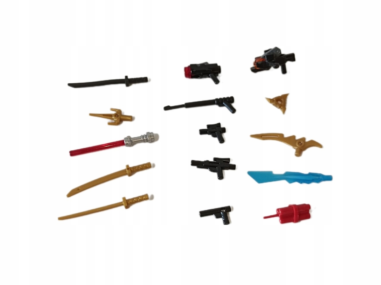 LEGO Broń Blaster Katana Karabin Kusza ... 15 szt 13596298292 - Allegro.pl
