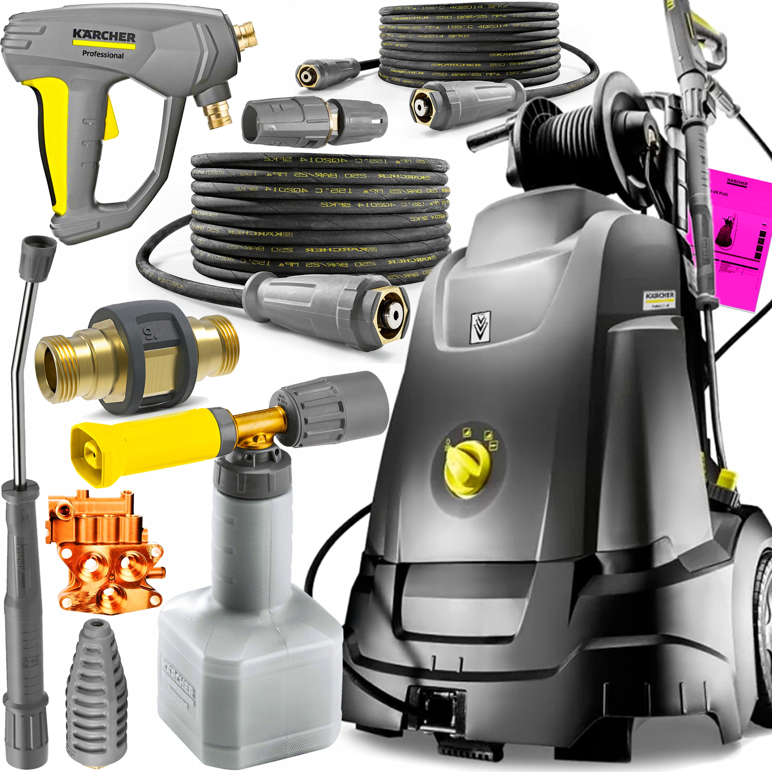 PROFESJONALNA MYJKA CIŚNIENIOWA KARCHER HDS 5/15 UX PLUS ZESTAW GIGANT ... PROFESJONALNA MYJKA CIŚNIENIOWA KARCHER HDS 5/15 UX PLUS ZESTAW GIGANT ...