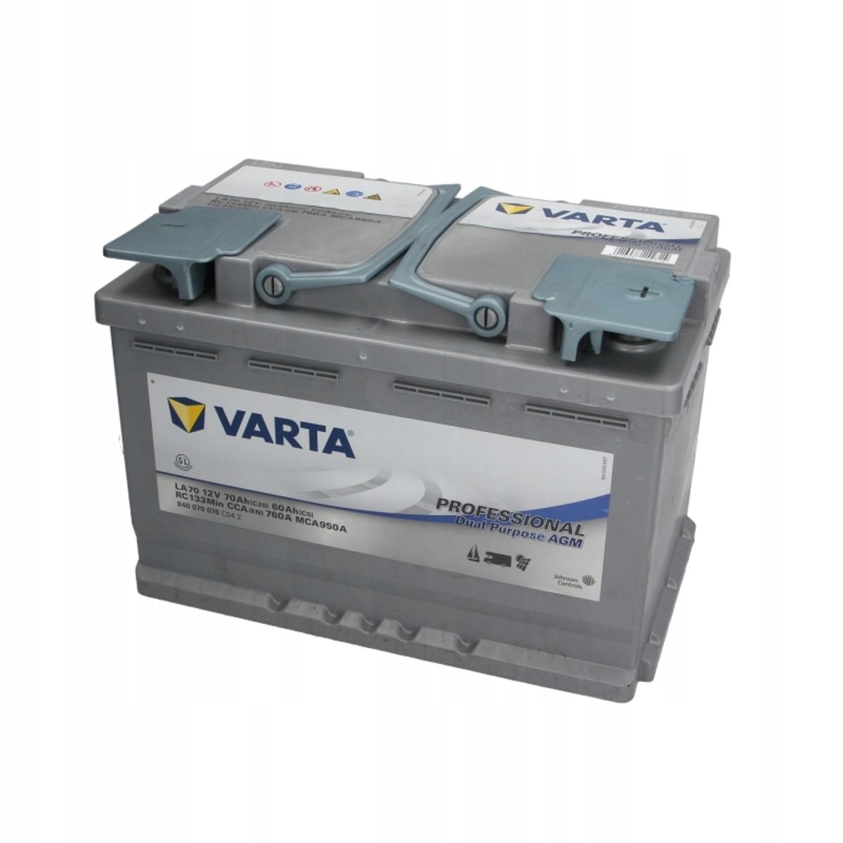 Akumulator VARTA PROFESSIONAL DUAL PURPOSE AGM 70A za 210,40 € - Allegro
