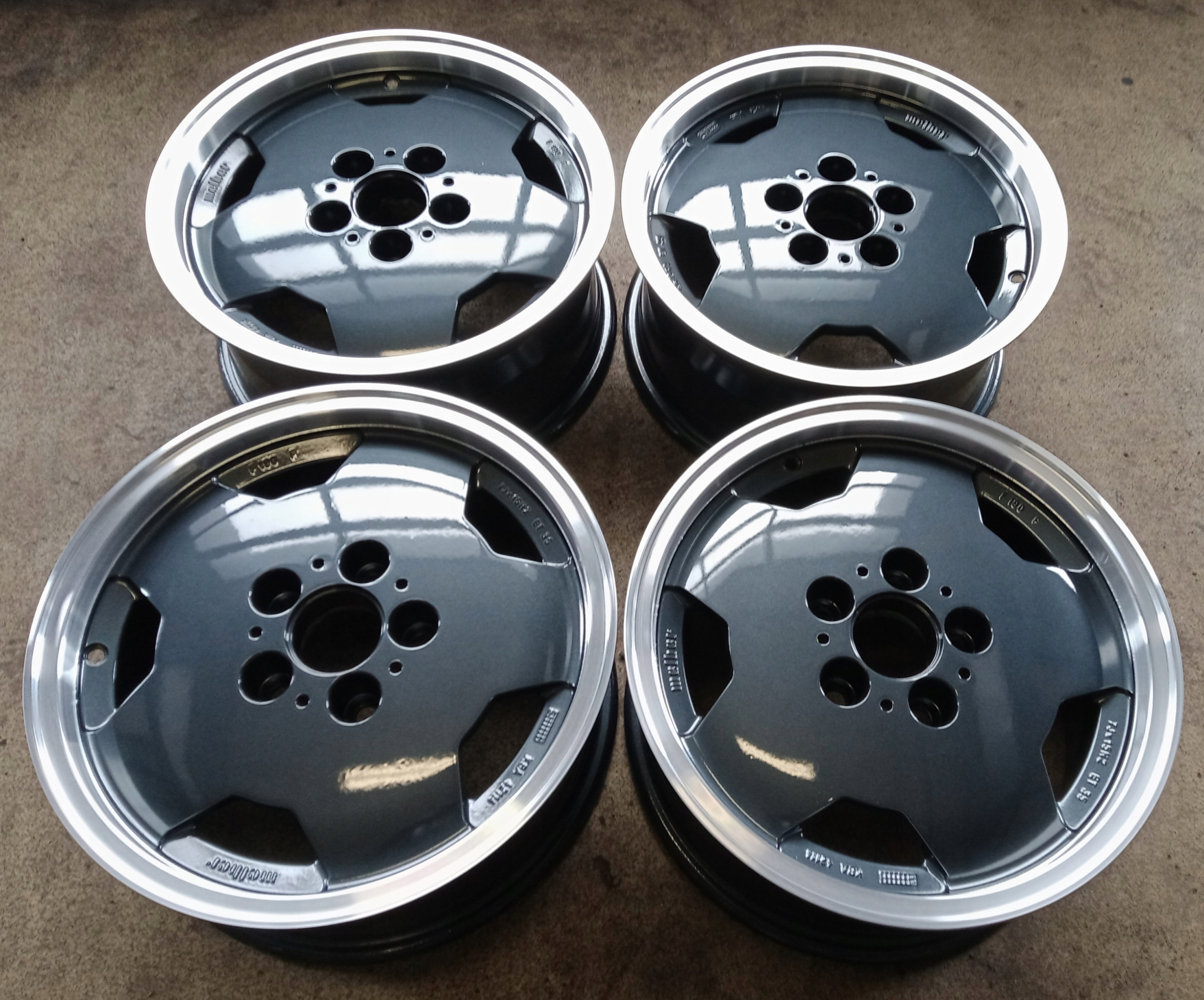 Felgi 15 Melber KBA 42114 Mercedes w201 W124 W126 KBA42114 za 3000 zł z ...