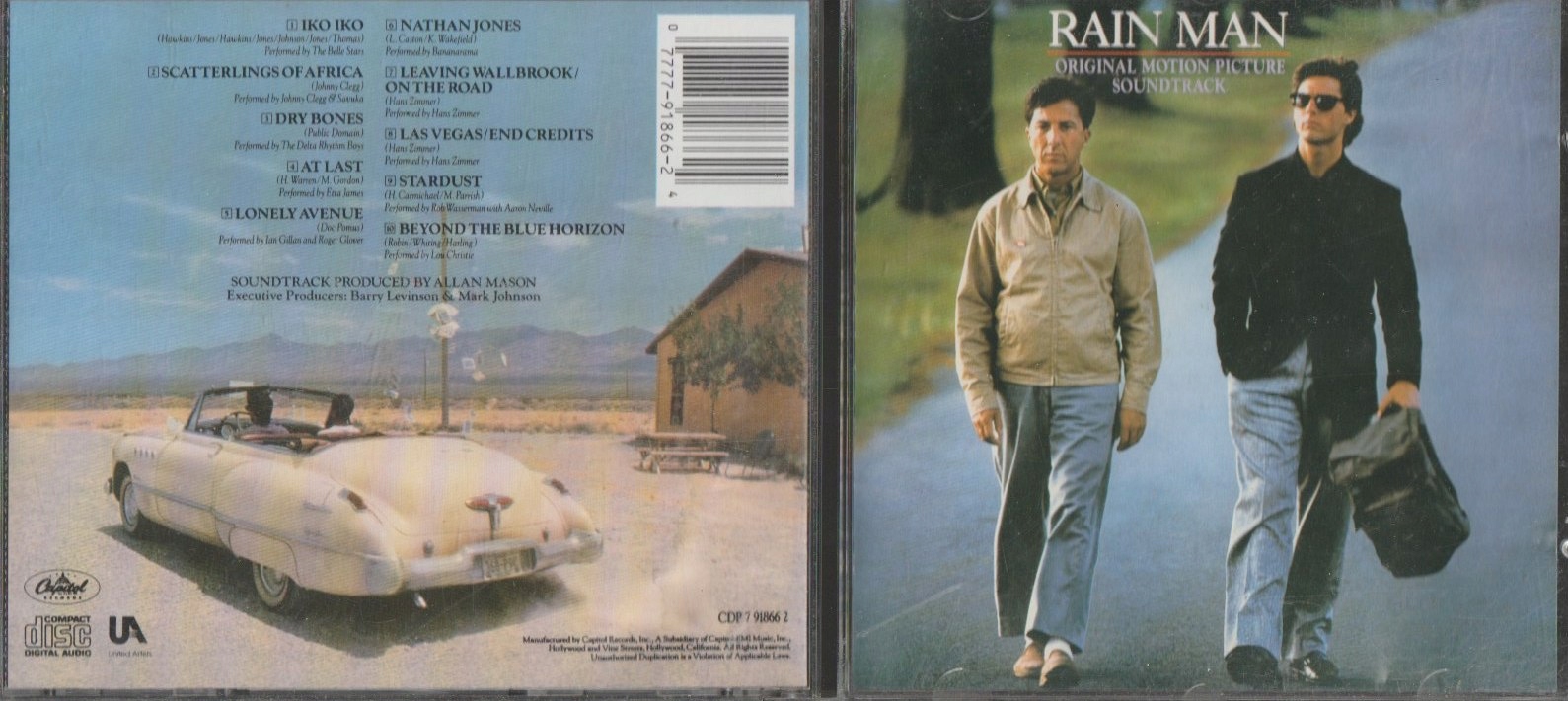 Płyta CD Rain Man (Original Motion Picture Soundtrack) 1989 Muzyka ...