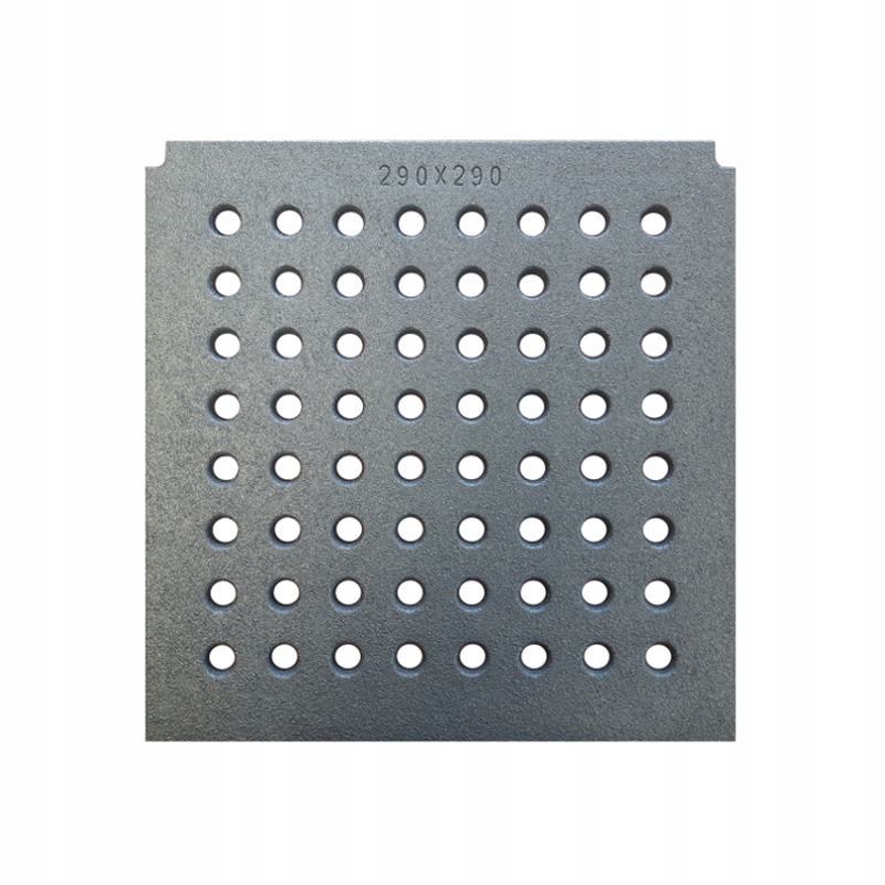 Ruszt żeliwny Temprix 29x29 cm z otworami stożkowymi 11-15 mm ...