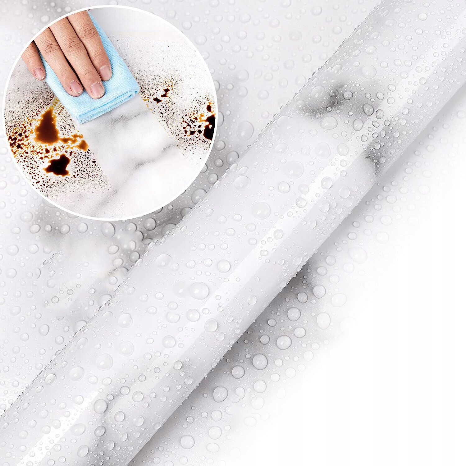 OKLEINA MEBLOWA MARMUR NA BLAT PARAPET STÓŁ MEBLE FOLIA RENOWACYJNA ...