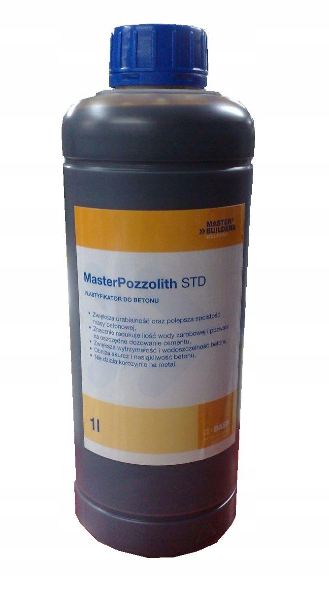 PLASTYFIKATOR MASTER POZZOLITH STD 1L • Cena, Opinie - Allegro