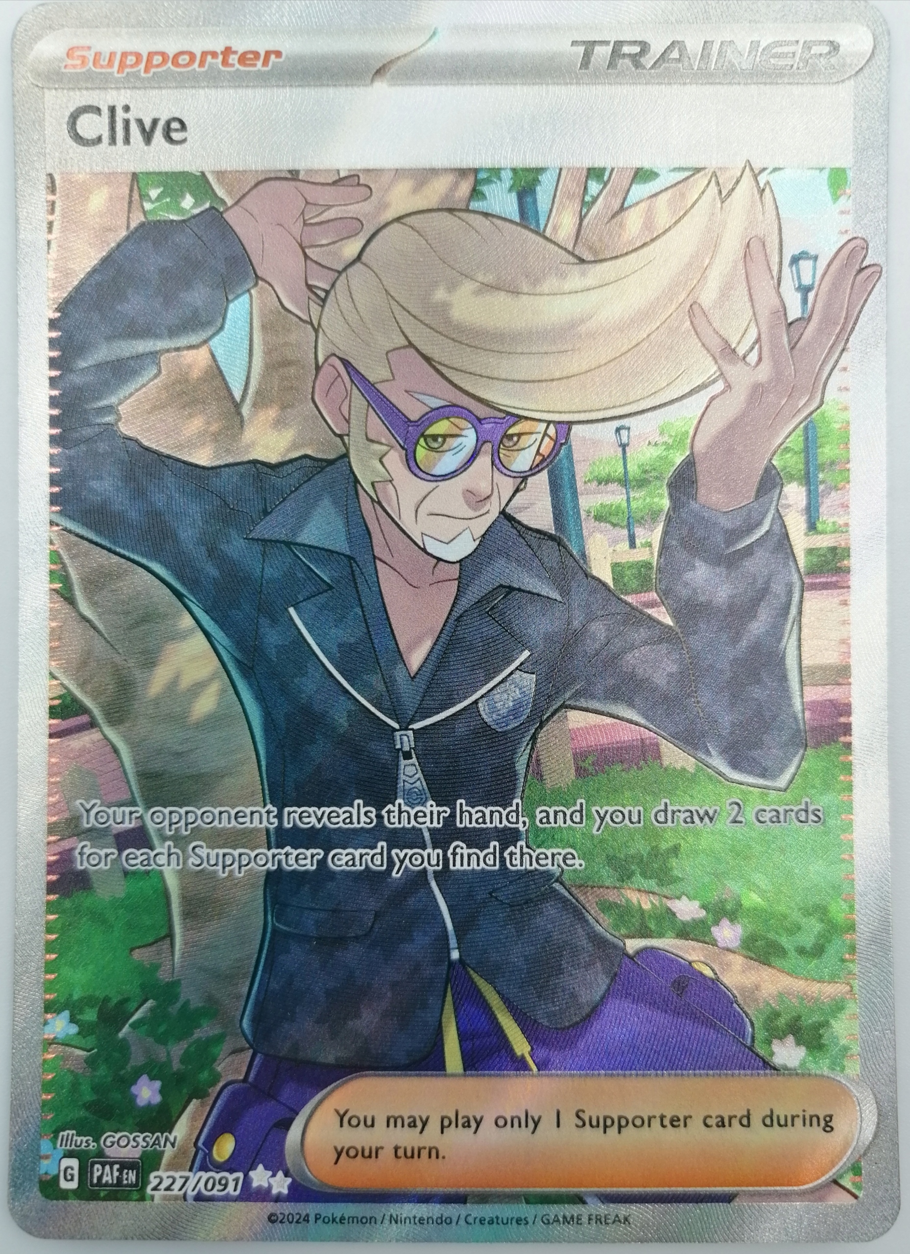 PAF | Clive 227/91 | SUPPORTER | Oryginalna karta Pokemon - porównaj ...
