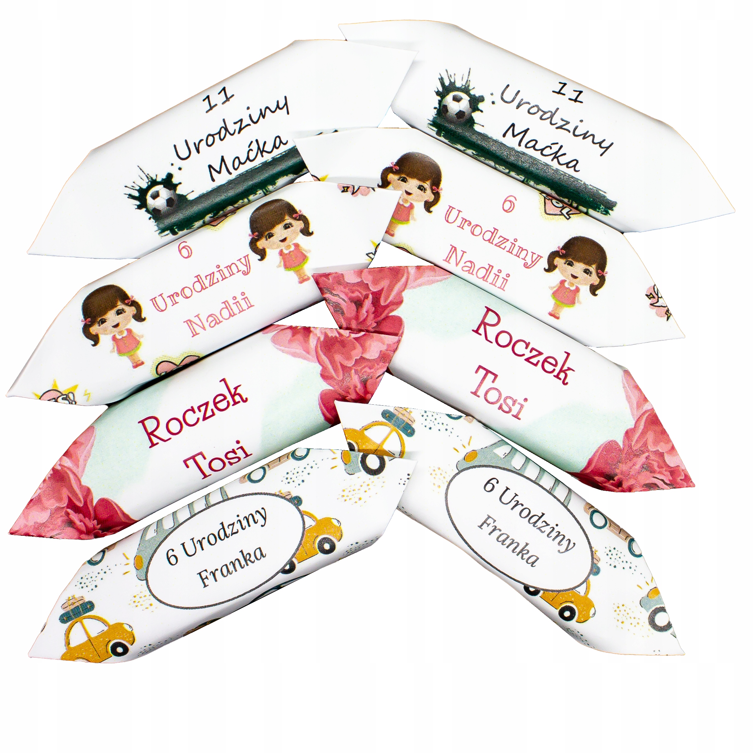 Krówki Cukierki 1kg Urodziny Roczek Imię Wzor (0089957726744) • Cena ...