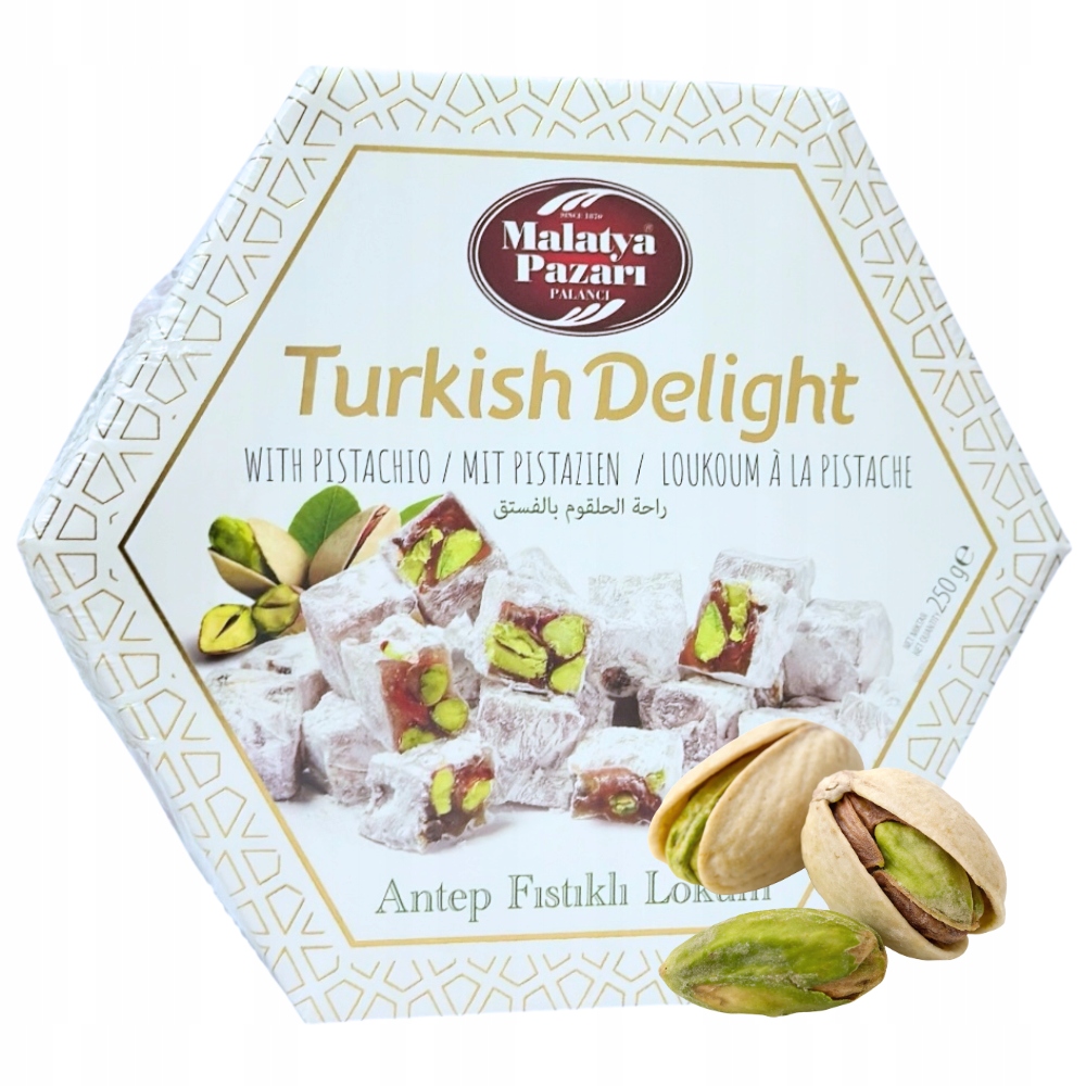 Ovocné želé Lokum s pistáciami Malatya Pazari Palanci 250 g ...