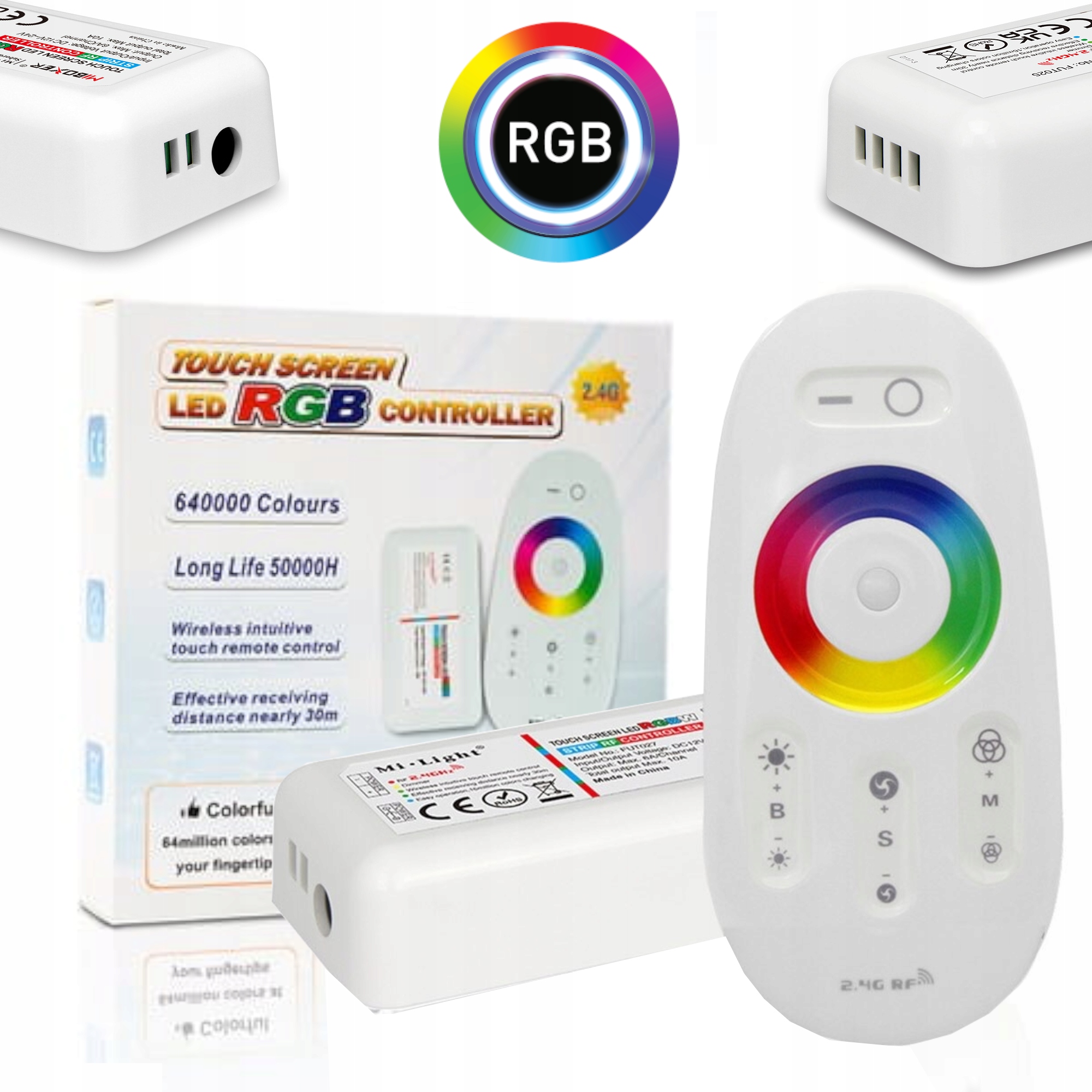 STEROWNIK RGB ZESTAW PILOT + STEROWNIK DO TAŚM LED (4601889803773 ...