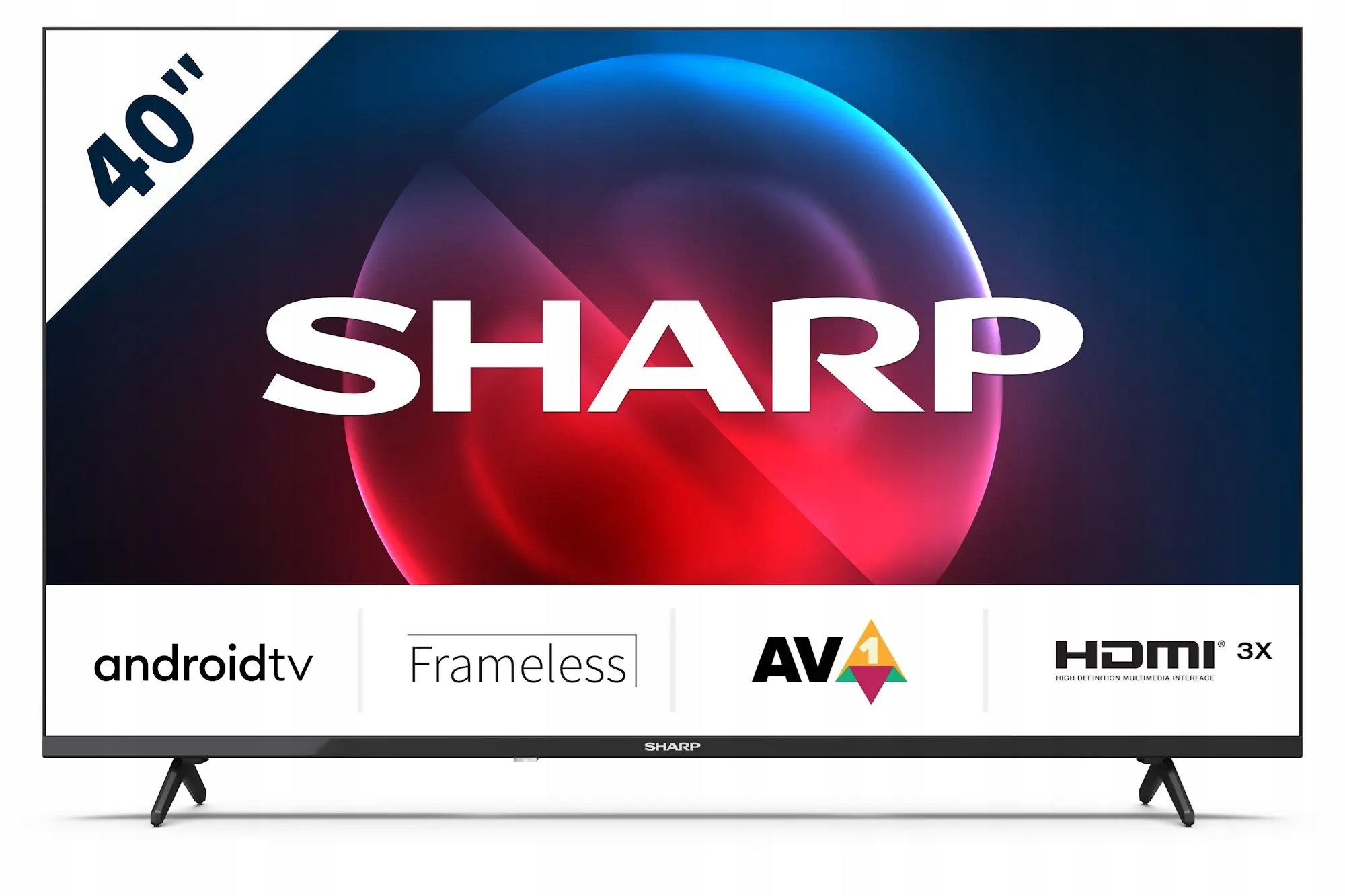 Telewizor Smart TV 40" Sharp 40FH7EA Full HD Android TV Chromecast HEVC - Sklep, Opinie, Cena w ...