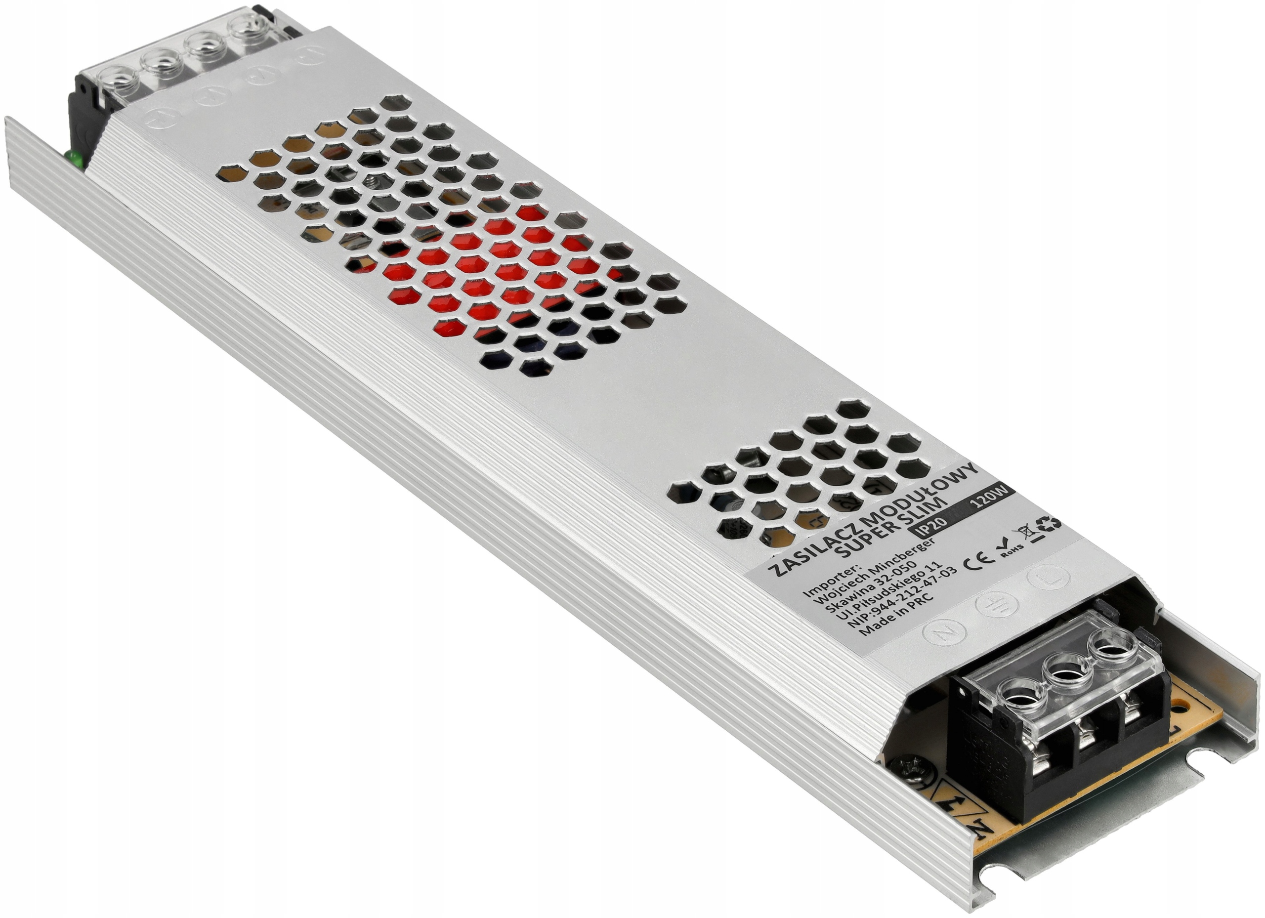 Zasilacz LED 24V 120W Super Slim 5A IP20 DO TAŚM Transformator Modułowy (5905155313157) • Cena ...