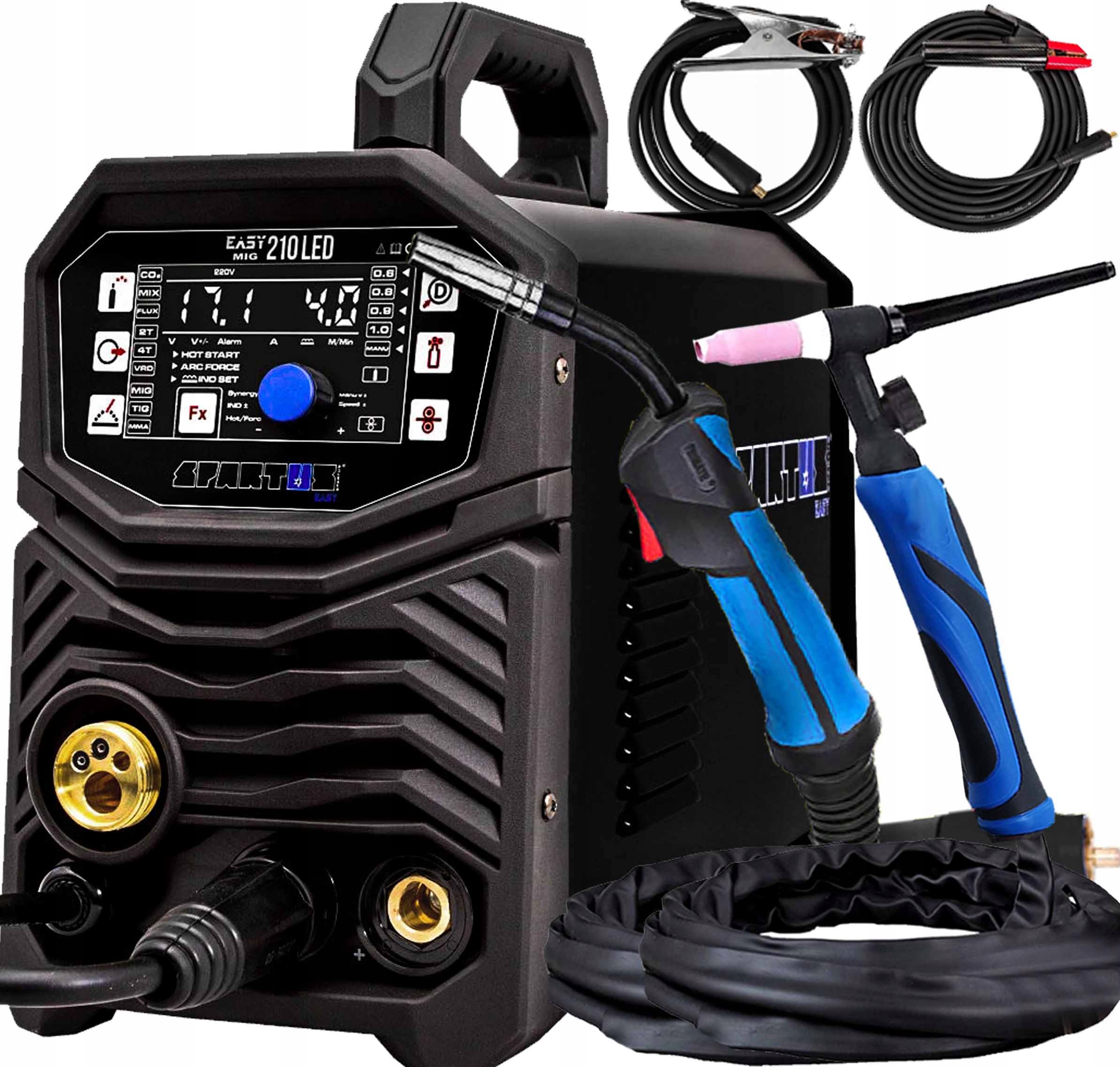 Spawarka Inwertorowa Spartus EasyMIG 210 S SYNERGI (5900391243671 ...