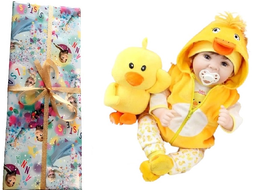 LALKA REBORN JAK ŻYWE DZIECKO KACZUSZKA 55CM KEIUMI MASKOTKA BOBAS PREZENT (5906438903096 ...