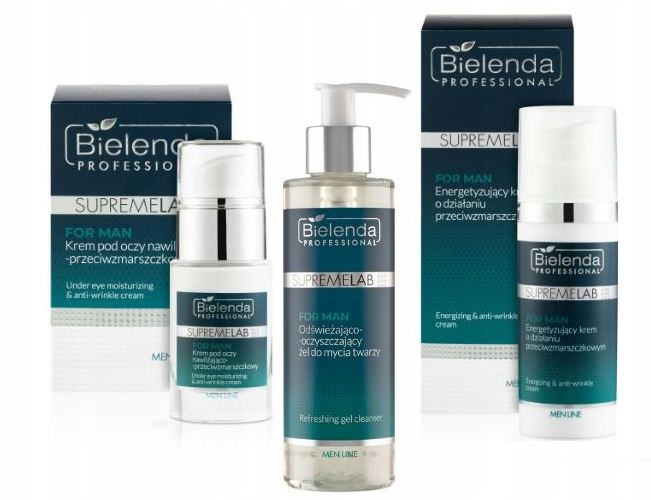 Zestaw kosmetyków do twarzy Bielenda Professional Supremelab For Men • Cena, Opinie - Allegro