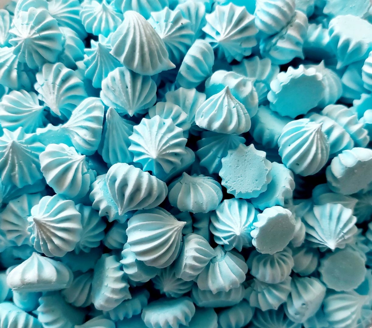 BEZY MAŁE Niebieskie beziki tort dekoracja 20g N • Cena, Opinie ...