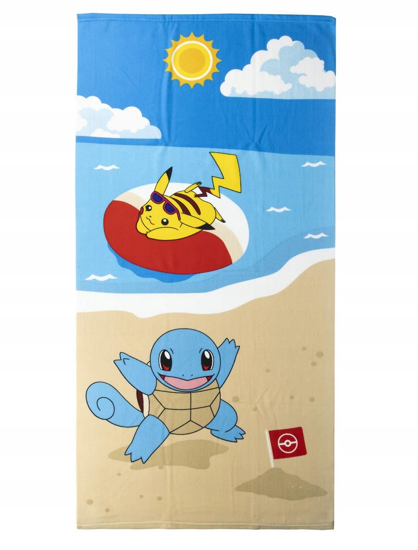 Ręcznik Pokémon - Beach Time 17572280718 - Sklepy, Opinie, Ceny w Allegro