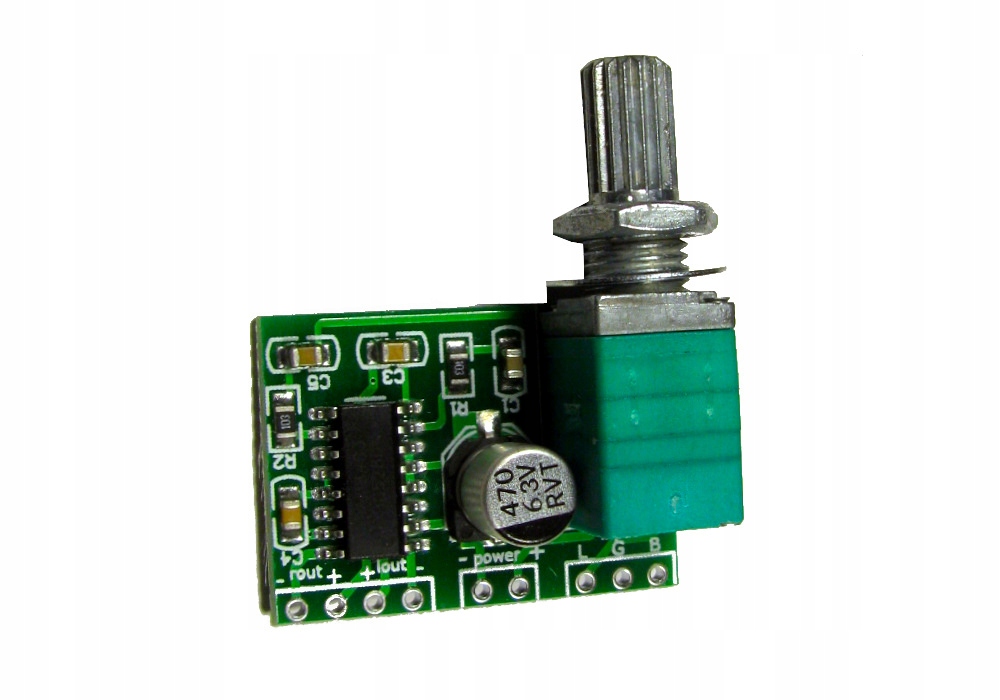 658 Wzmacniacz audio 2X3W PAM8403 z potencjometrem - Sklep, Opinie ...