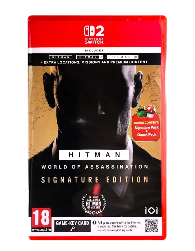 HITMAN World of Assassination - Signature Edition Nintendo Switch 2 pudełkowa - Stan: Nowy 175 ...