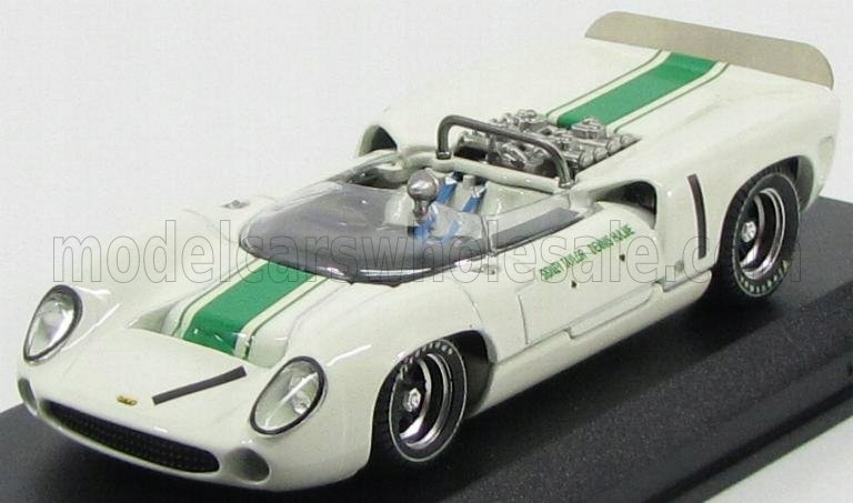 LOLA T70 SPIDER N 1 VÍŤAZ MALLORY PARK 1966 BIELY BEST-MODEL 1:43 ...
