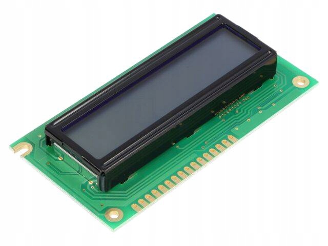 LCD kijelző alfanumerikus STN Positive 16x2 szürke LED RAYSTAR OPTRONIC ...