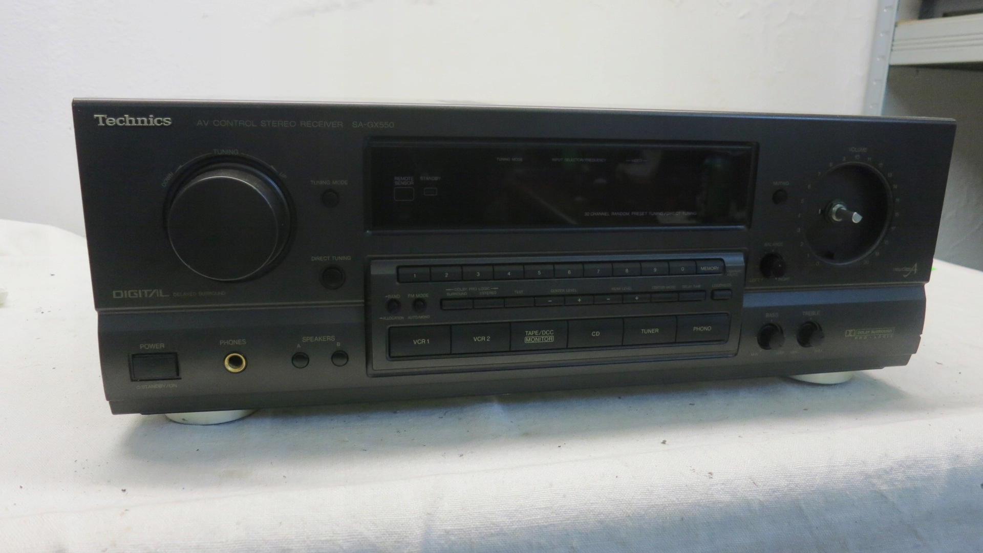 Amplituner Technics SA-GX550 5.1 czarny • Cena, Opinie - Allegro