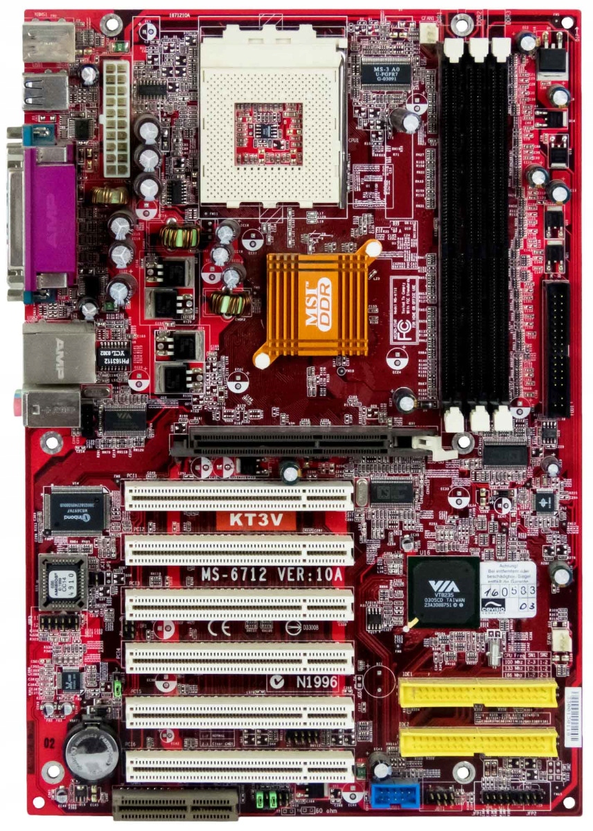 MSI KT3V MS-6712 VER: 10A s.462 DDR AGP CNR PCI • Cena, Opinie - Allegro