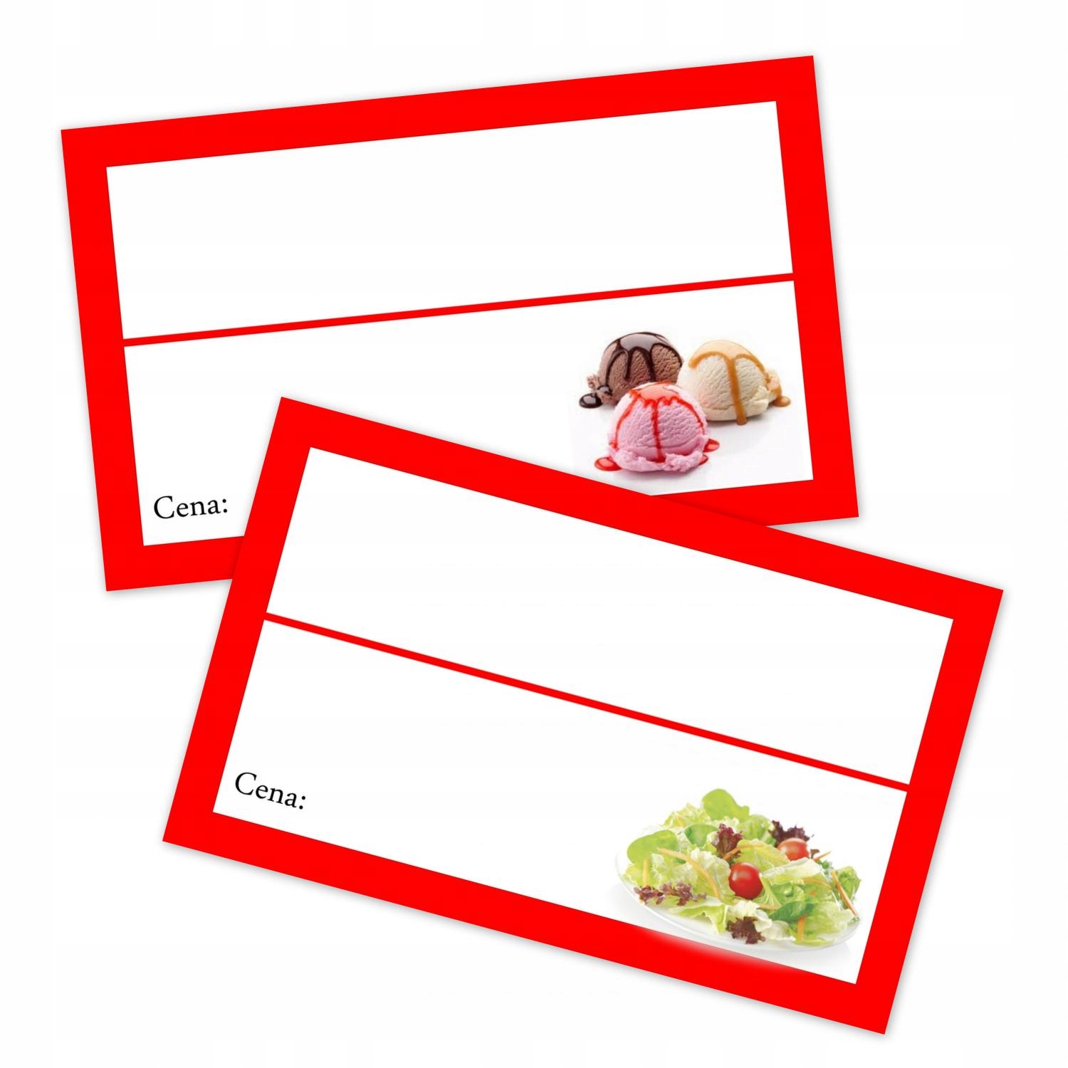 Cenówki z obrazkiem CENY lamin 50sz SAŁATKI LODY (OE 0004) • Cena ... Cenówki z obrazkiem CENY lamin 50sz SAŁATKI LODY (OE 0004) • Cena ...