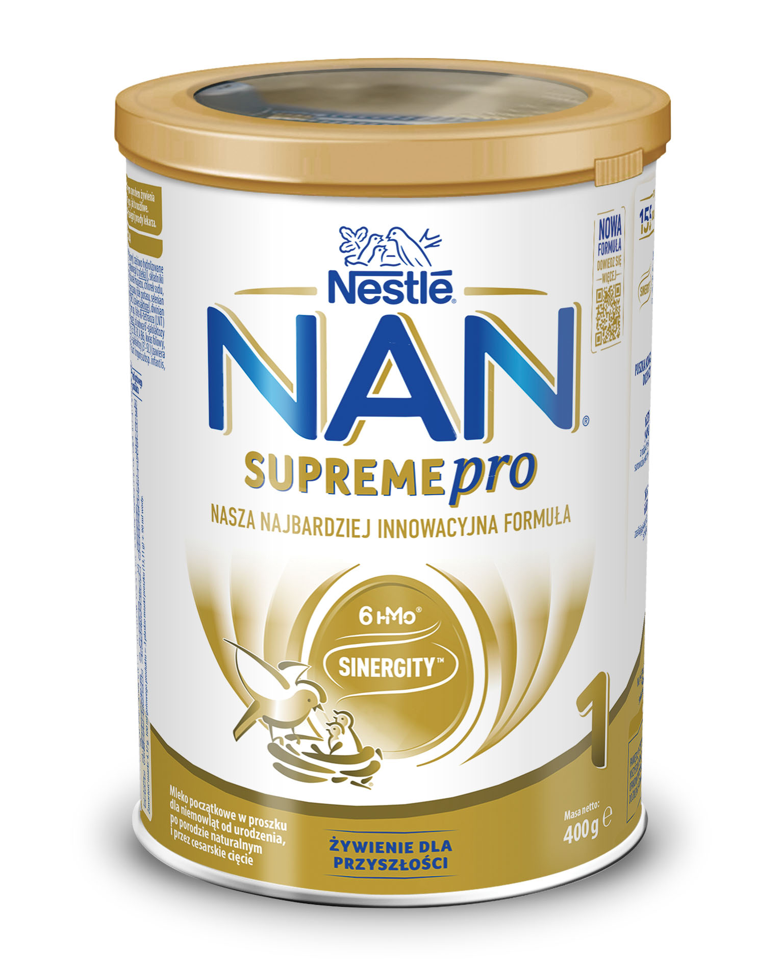 Mleko modyfikowane początkowe Nestle NAN supreme PRO 1 HM-O 400g • Cena ...
