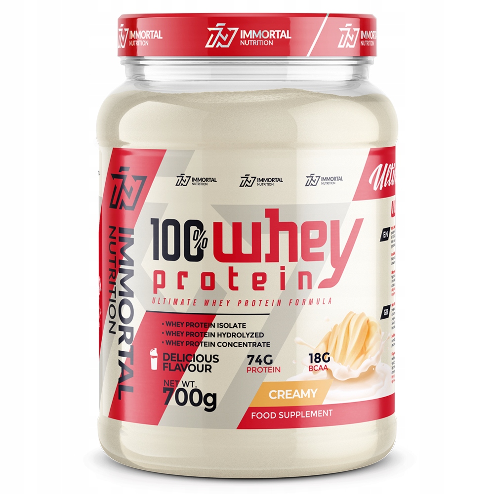 IMMORTAL 100% WHEY PROTEIN 700g BIAŁKO WPC WPI WPH - 5060575581286 - 17705512126 - Allegro