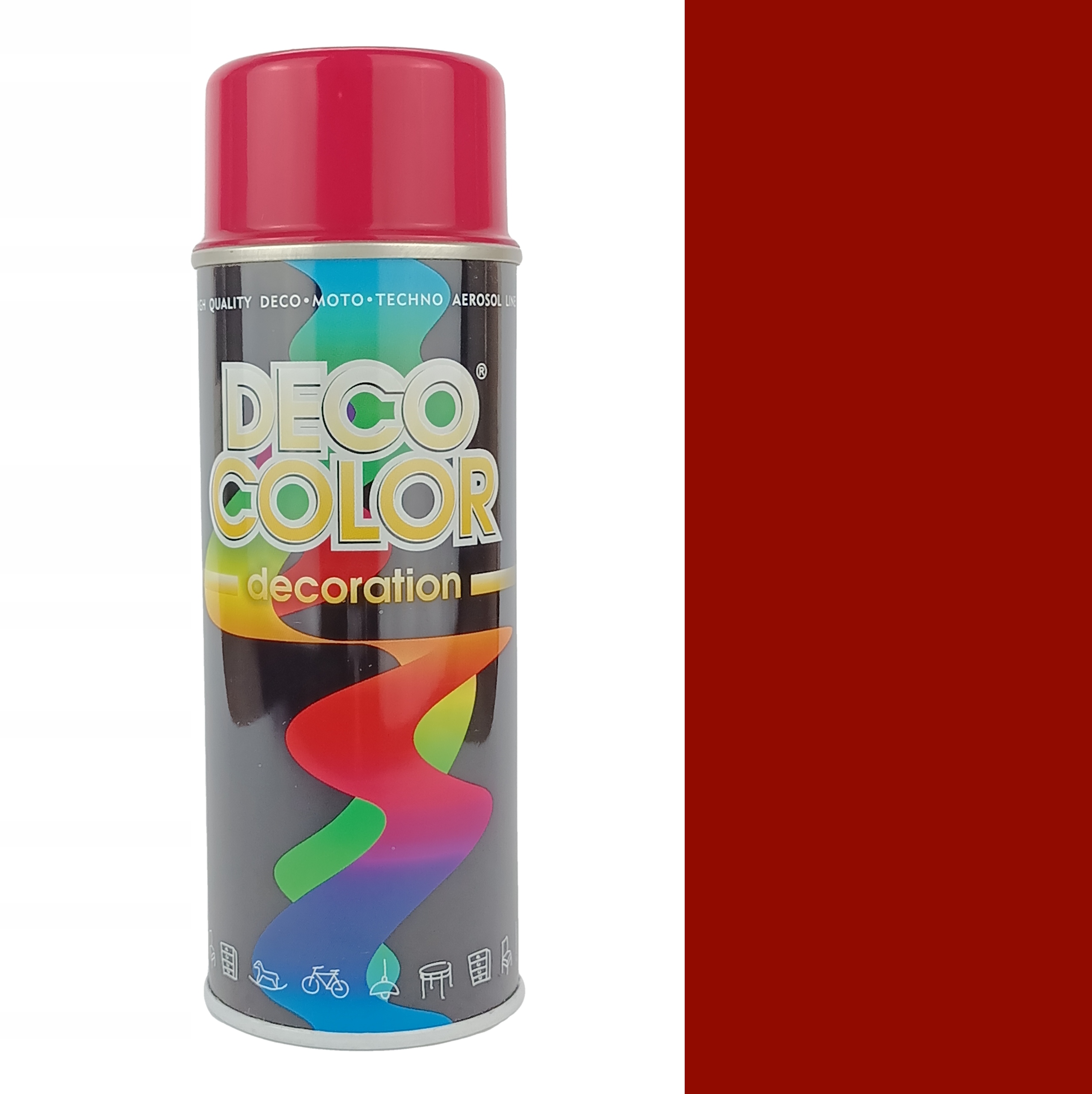 LAKIER W SPRAYU DO PLASTIKU METALU DREWNA BORDOWY (5906739720033 ...