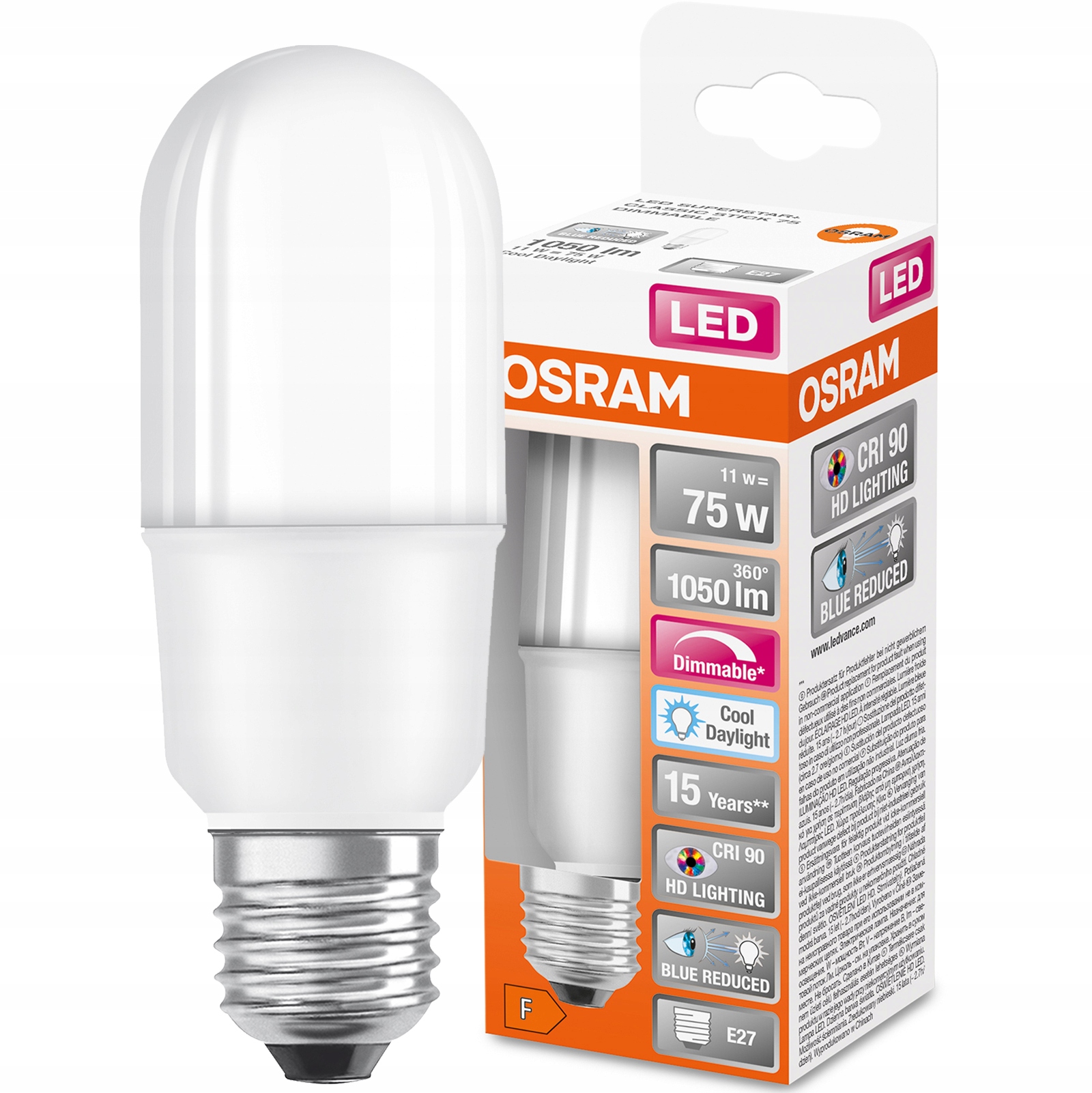 Żarówka LED E27 11W 6500K CRI90 Ściemnialna OSRAM (4058075611580) • Cena, Opinie • Źródła ...