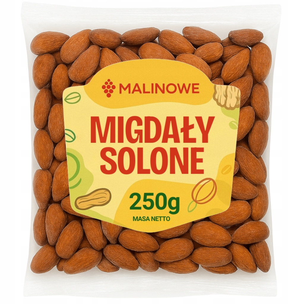 SOLENÉ PRAŽENÉ MANDLE 250 g VYNIKAJÍCÍ PRÉMIOVÁ KVALITA za 88.00CZK ...