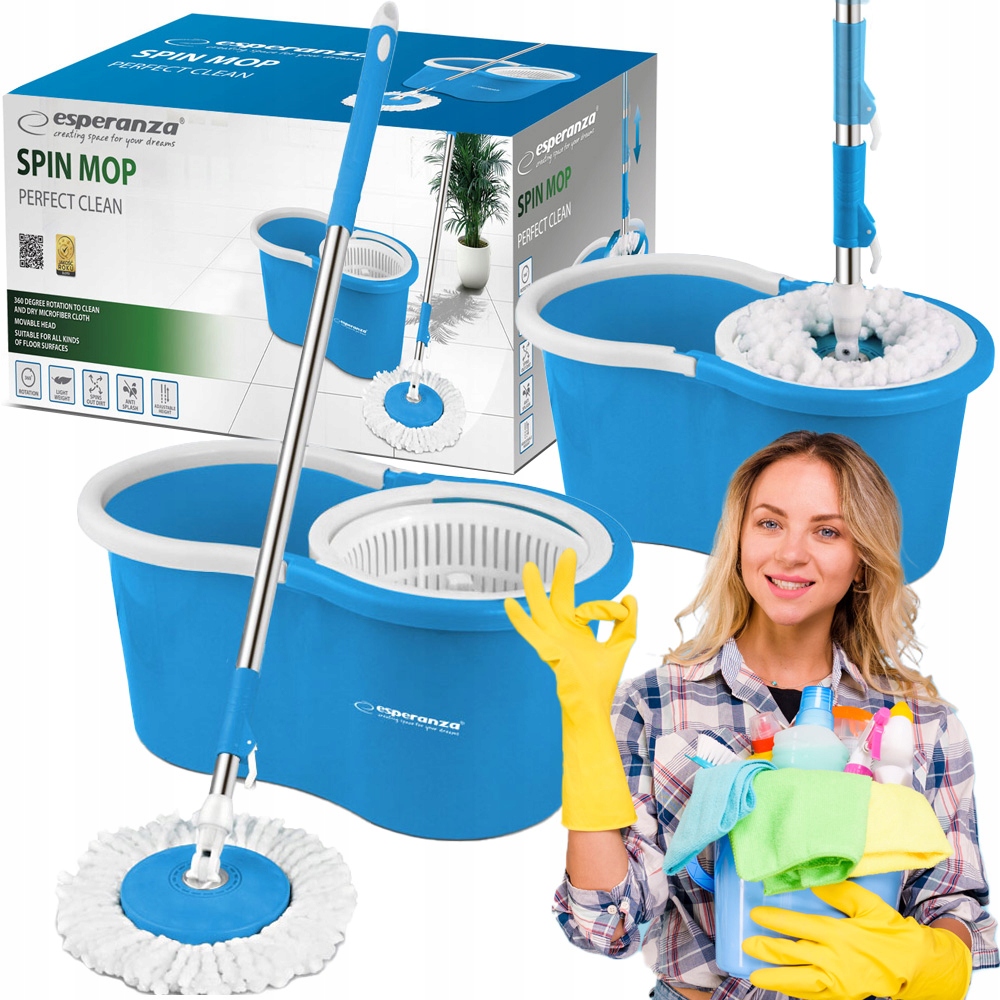 ESPERANZA ROTAČNÍ MOP PERFECT CLEAN S KBELÍKEM za 286 Kč - Allegro