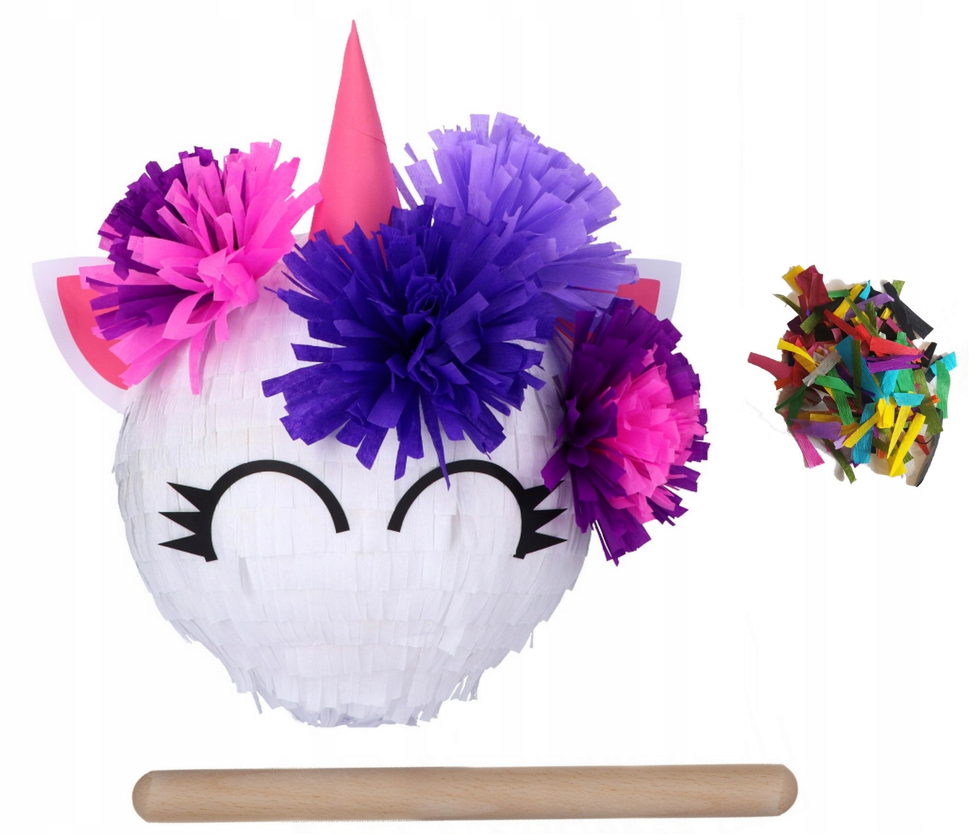 PINIATA JEDNOROŻEC Unicorn konik dodatki 14532397135 - Allegro.pl