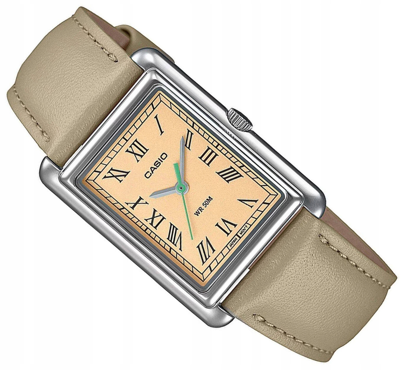 Zegarek Damski Casio LTP-B165L-5BVEF beżowy (4549526368615) • Cena ...