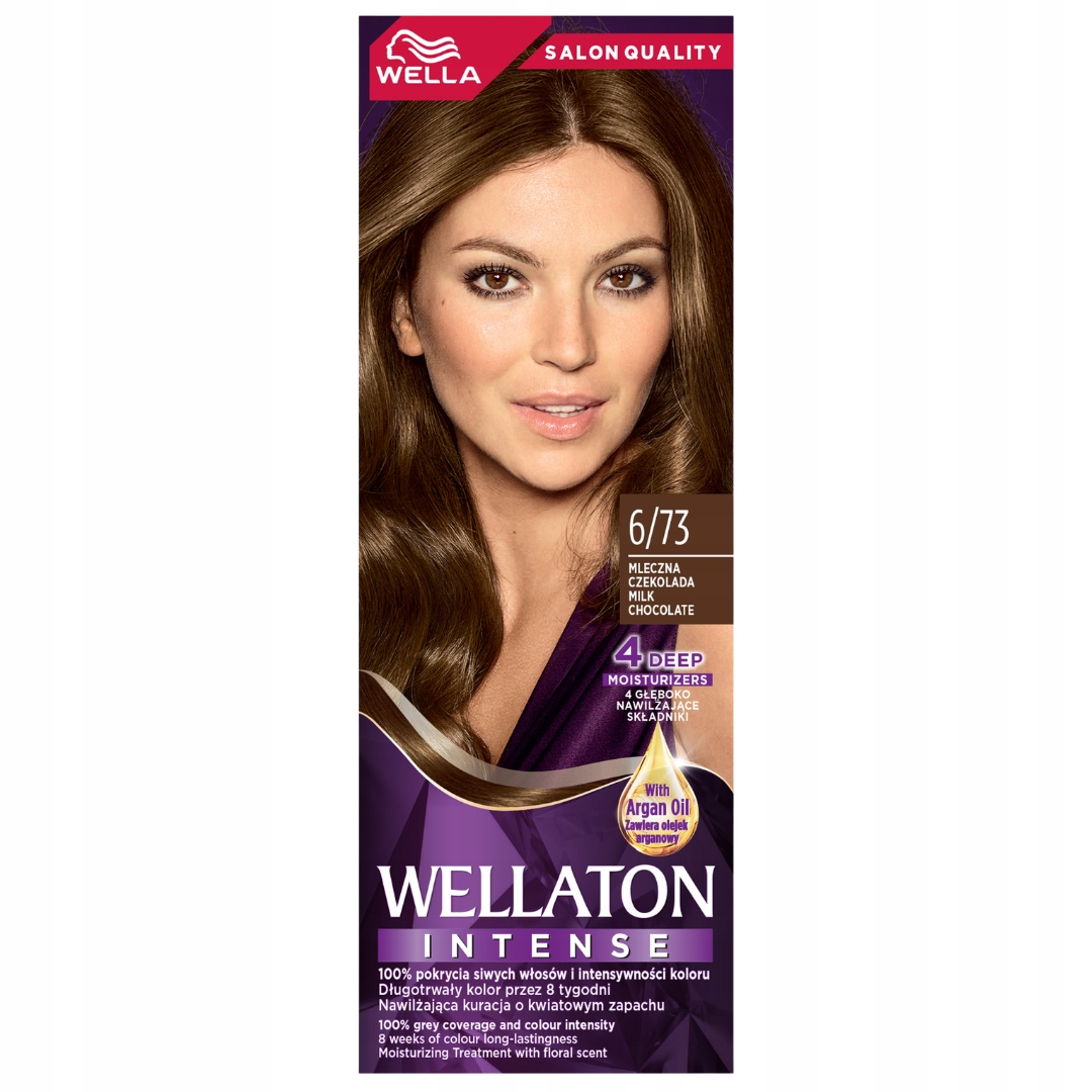 Wellaton Intense Farba do włosów 6/73 Mleczna Czekolada (4056800620142 ...
