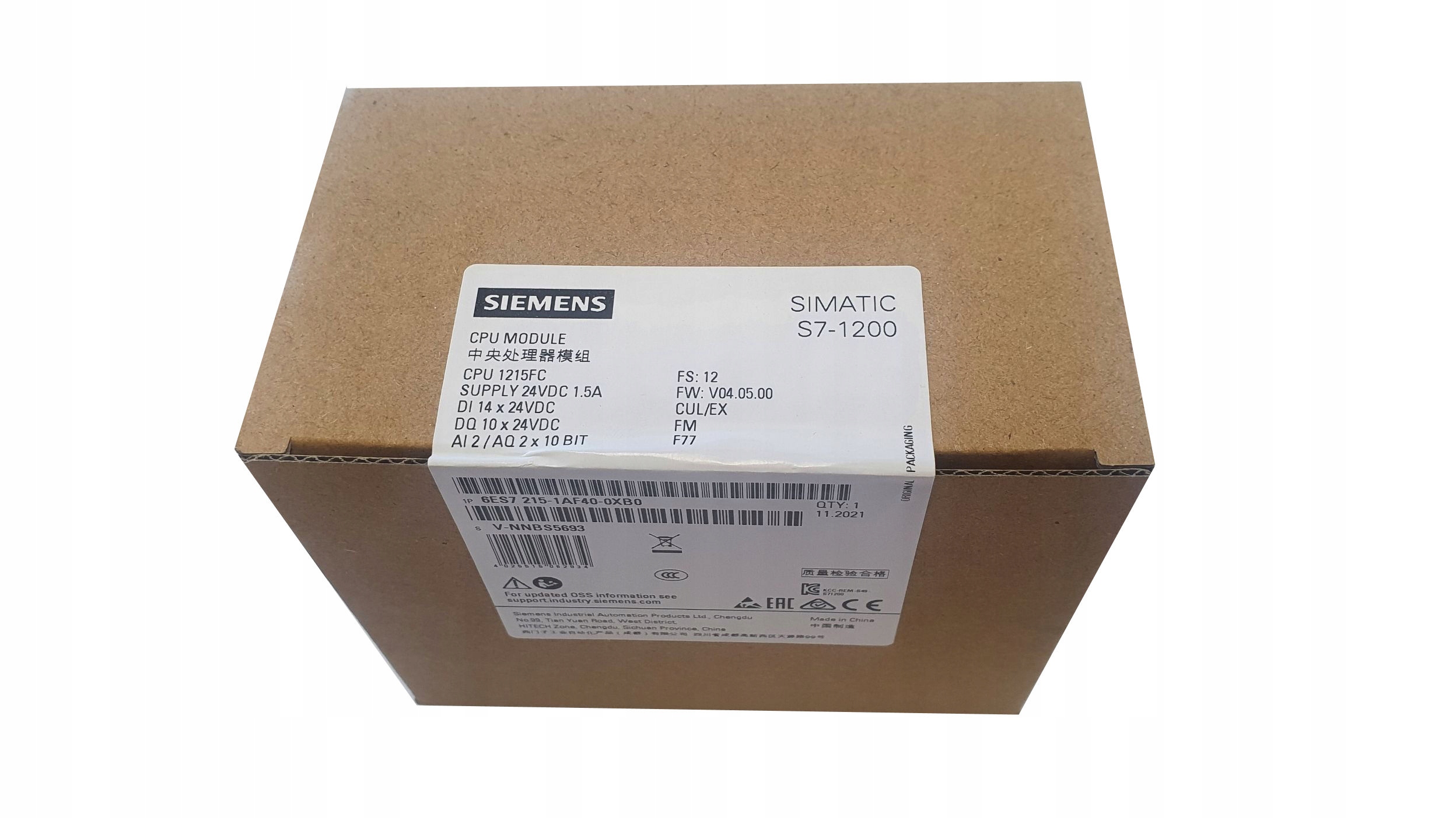 Siemens 6ES7215-1AF40-0XB0 (4025515082934) • Cena, Opinie • Sterowniki ...