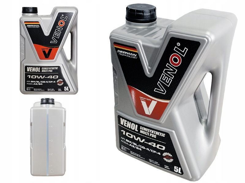 OLEJ SILNIKOWY VENOL 10W40 SEMISYNTHETIC - 5L 4260420295059 za 98.95PLN ...