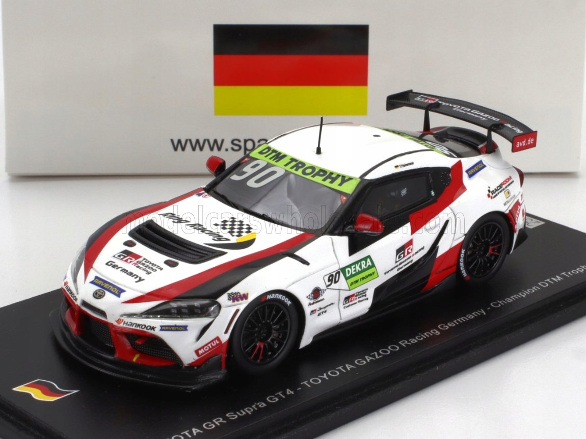 TOYOTA SUPRA GR GT4 TEAM TOYOTA GAZOO RACING EUROPE SPARK-MODEL 1:43 ...
