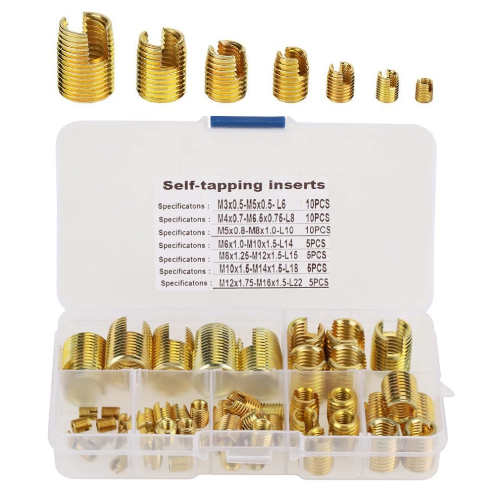 TULEJKI DO NAPRAWY GWINTU M3/M4/M5/M6/M8/M10/M12 50SZT 092644554643 za 54.40PLN z Magazyn ...